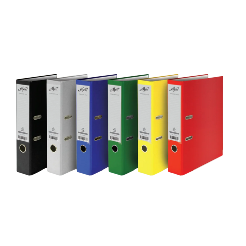 Files - Lever Arch Elfen Plastic A4 (Various Colours) (75mm / 3 inch)
