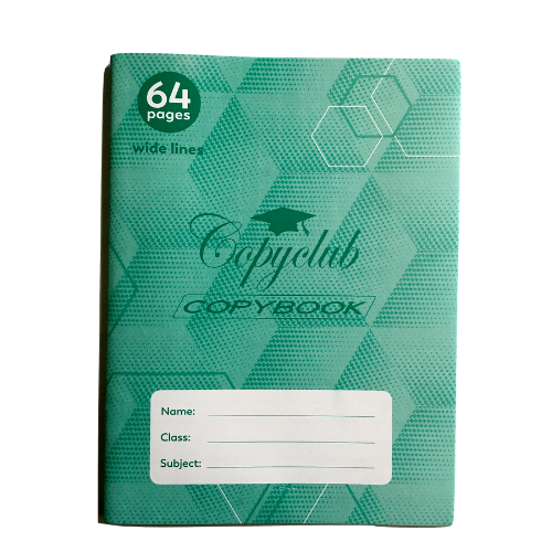 Exercise Book / Copybook - 64 Pages Wide Lines.
