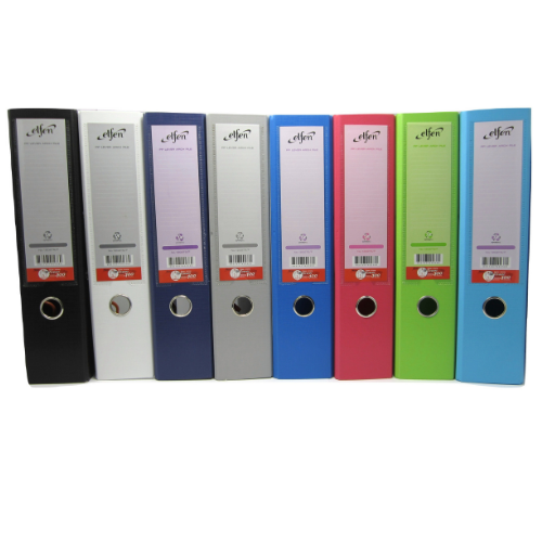 Files - Lever Arch Elfen Yellow Plastic (75mm / 3 inch)
