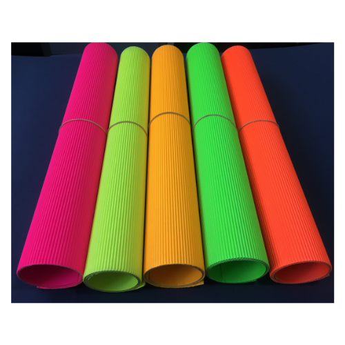 Green Corrugated Cardboard Roll